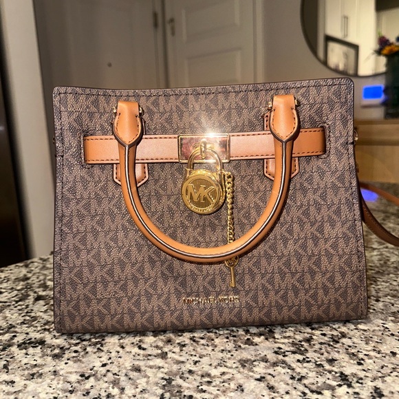 Michael Kors | Bags | Hamilton Medium Logo Satchel | Poshmark